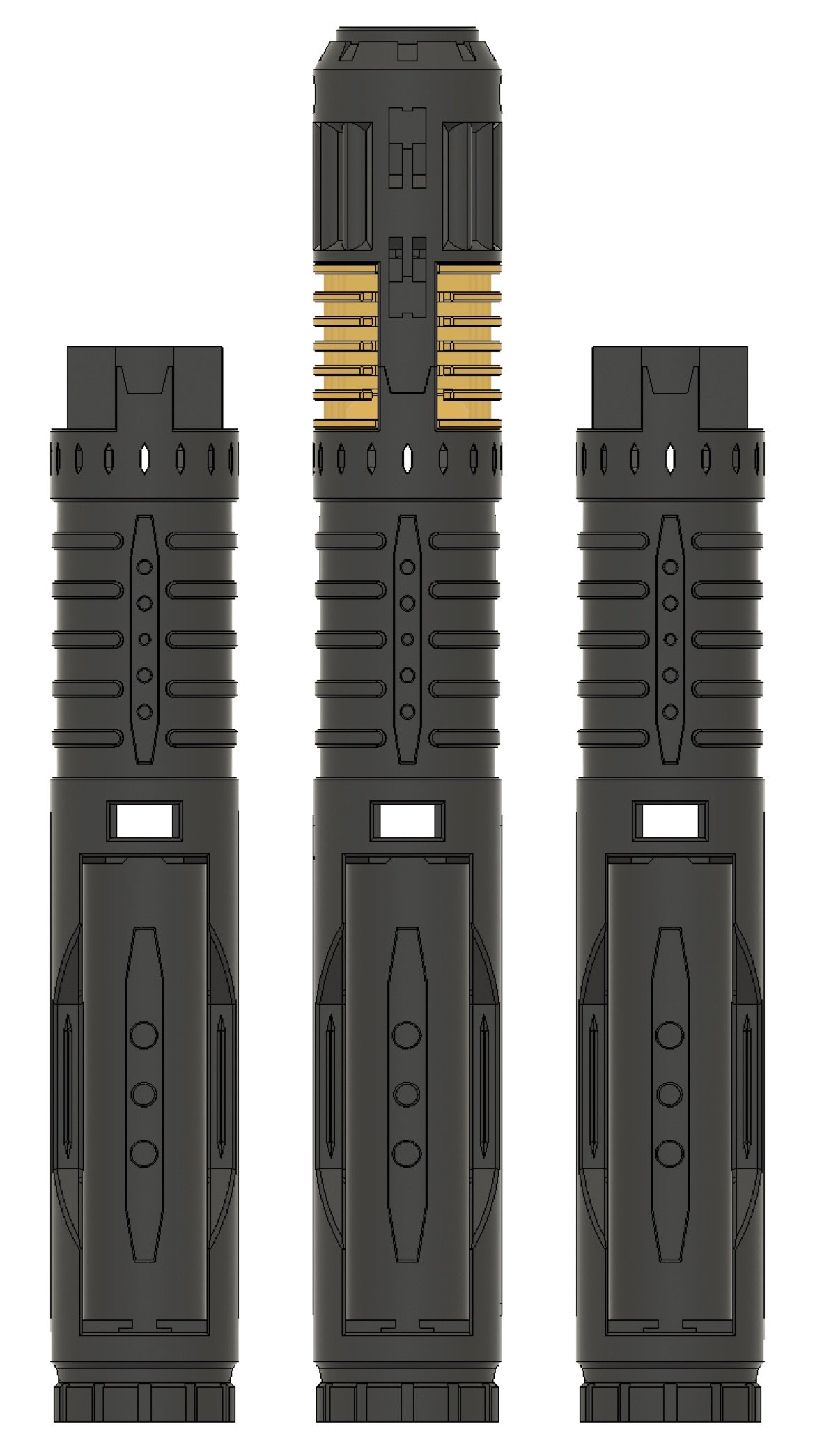 Master Sentinel V2 Crystal Chamber Chassis (3D Printed) – Saberbay