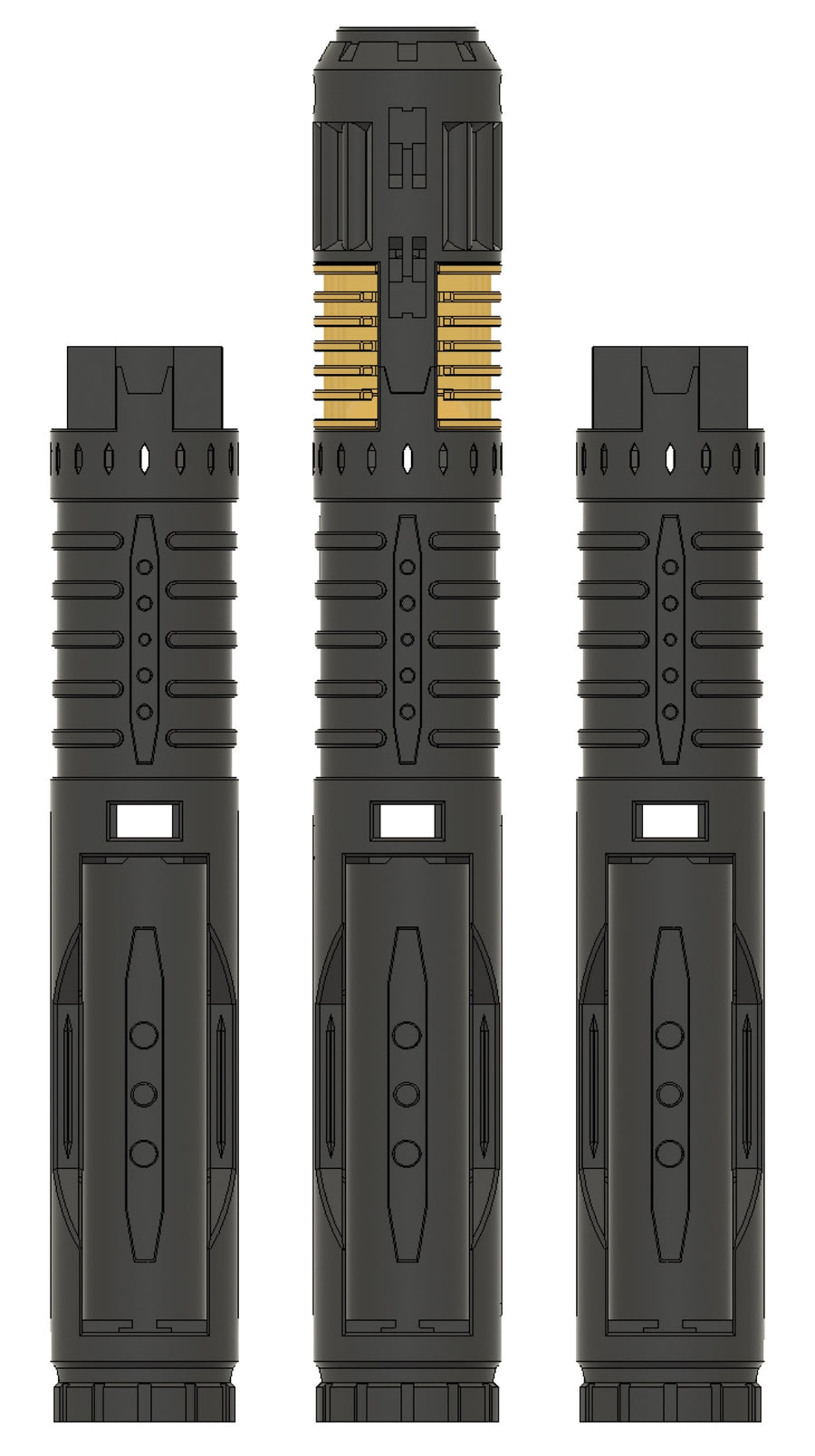Master Sentinel V2 Crystal Chamber Chassis (3D Printed) – Saberbay