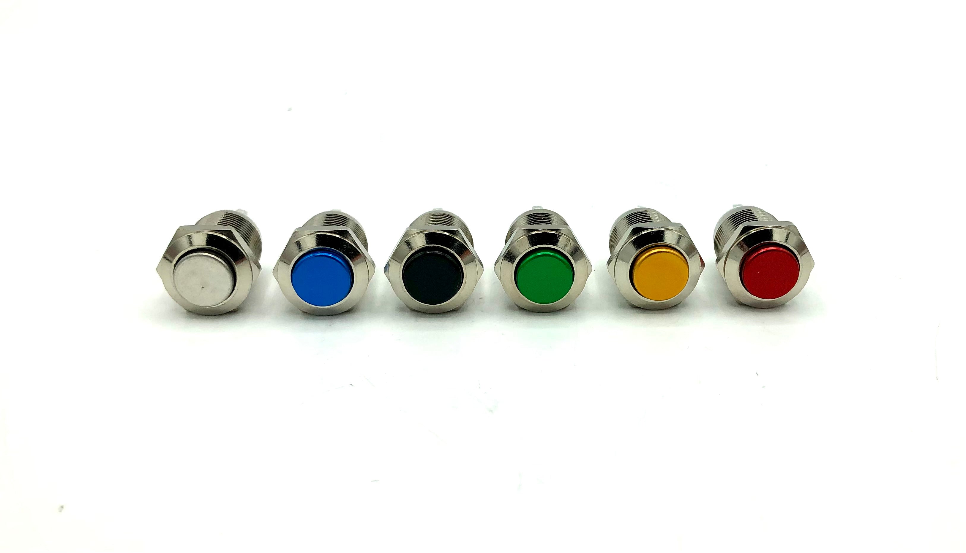 12mm Momentary Push Button Switch Assorted Colors – Saberbay